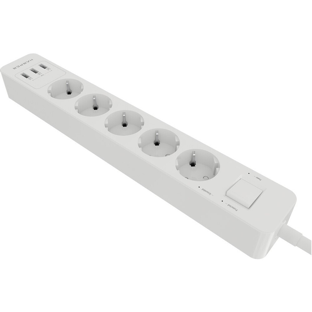 Сетевой фильтр Harper UCH-530 White: купить в интернет магазине Регард ...