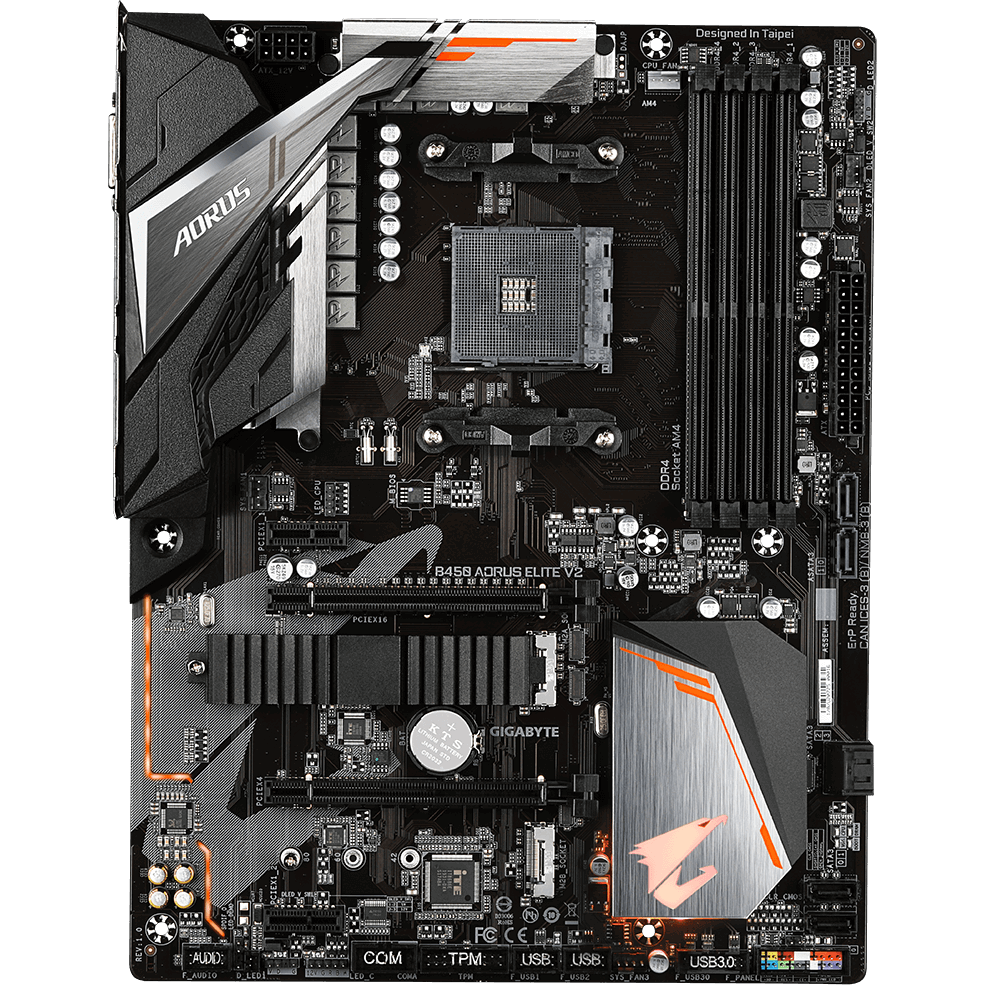 Материнская плата Gigabyte B450 AORUS ELITE V2: купить в интернет ...