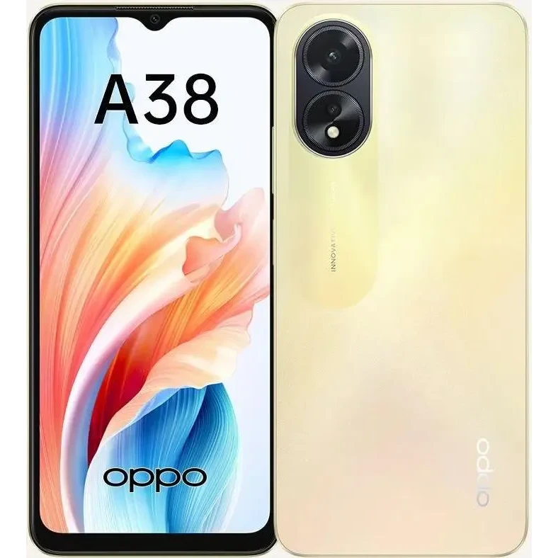 Смартфон OPPO A38 4/128Gb Glowing Gold: купить в интернет магазине ...