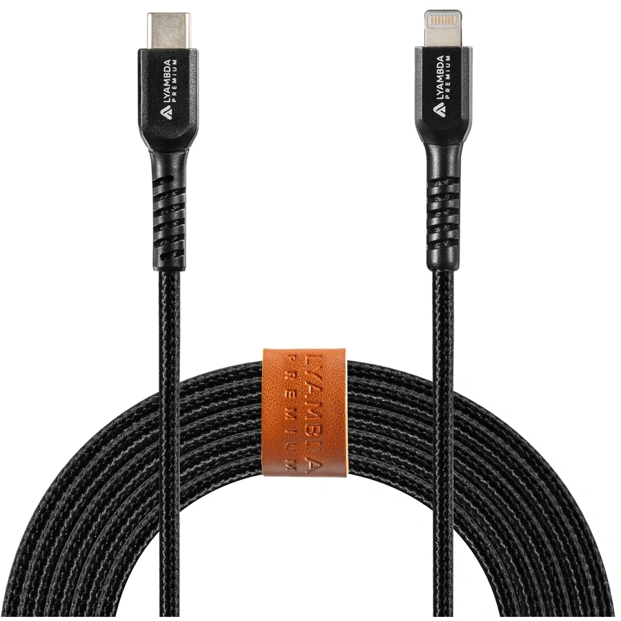 Обзоры покупателей о кабеле USB Type-C - Lightning, 2.5м, Lyambda LCLm25-BK в интернет магазине ...