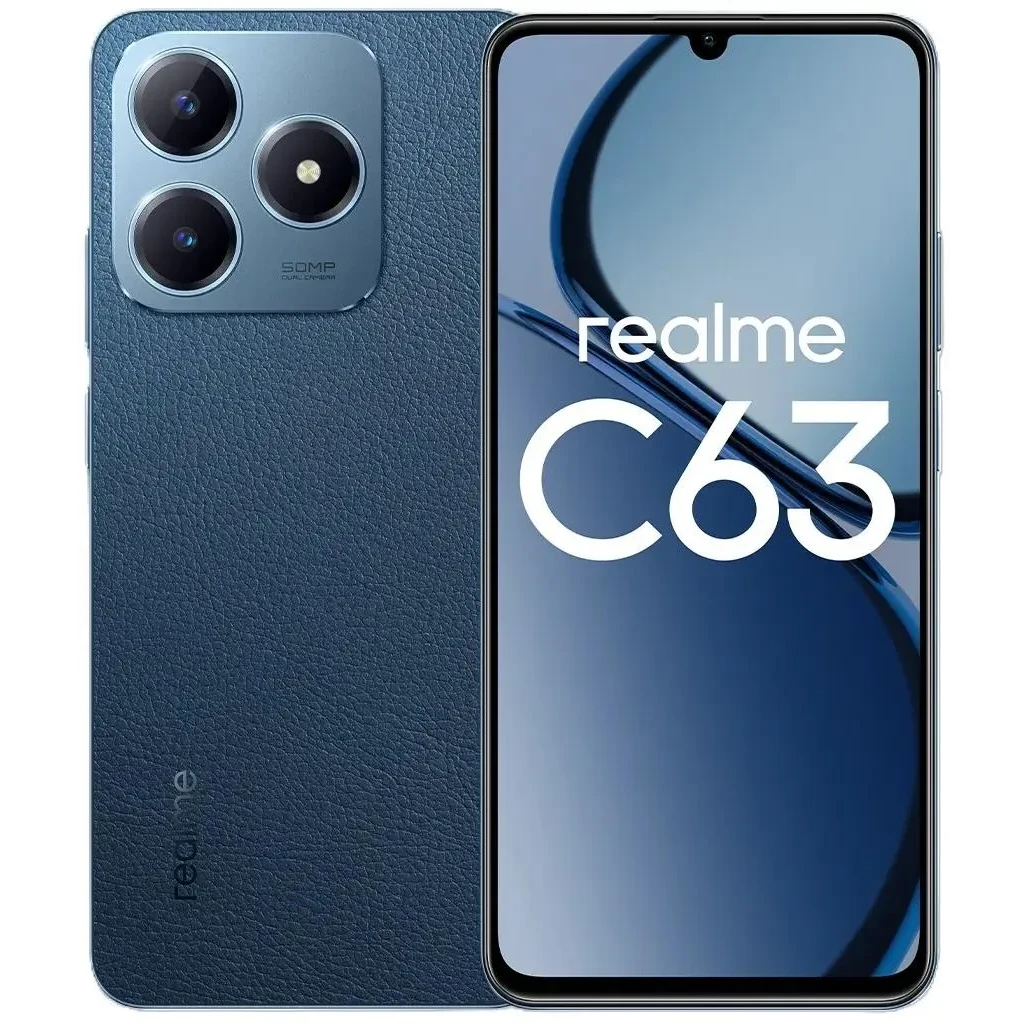 Смартфон Realme C63 8/256Gb Blue (RMX3939): купить в интернет магазине ...