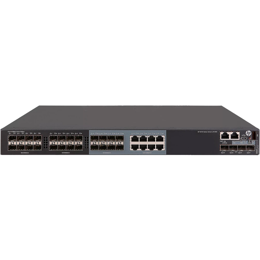 Коммутатор (свитч) HPE JH149A FlexNetwork 5510 24G SFP 4SFP+ HI 1-slot ...