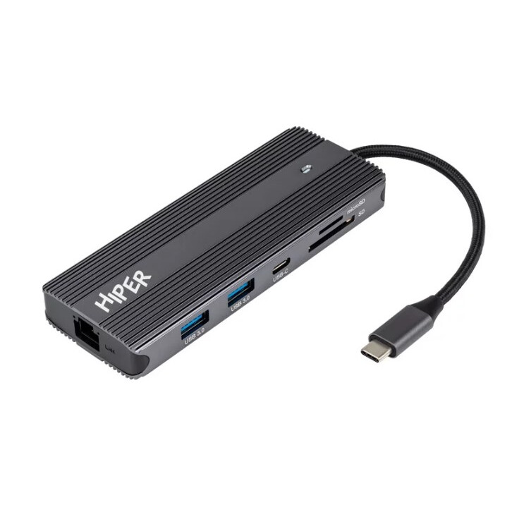 Док-станция HIPER USB-C HUB 11-in-1 Grey (HP-DS11-01): купить в ...