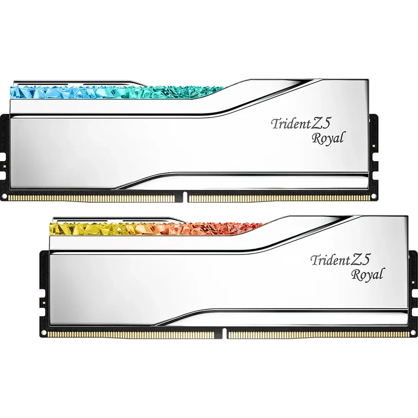 Оперативная память 96gb Ddr5 6400mhz G Skill Trident Z5 Royal Rgb F5 6400j3239f48gx2 Tr5s