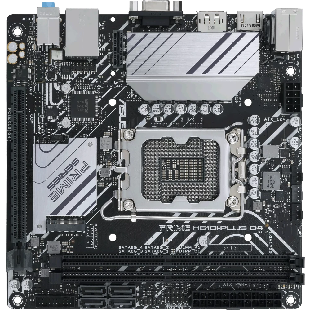 Материнская плата ASUS PRIME H610I-PLUS D4-CSM: купить в интернет ...