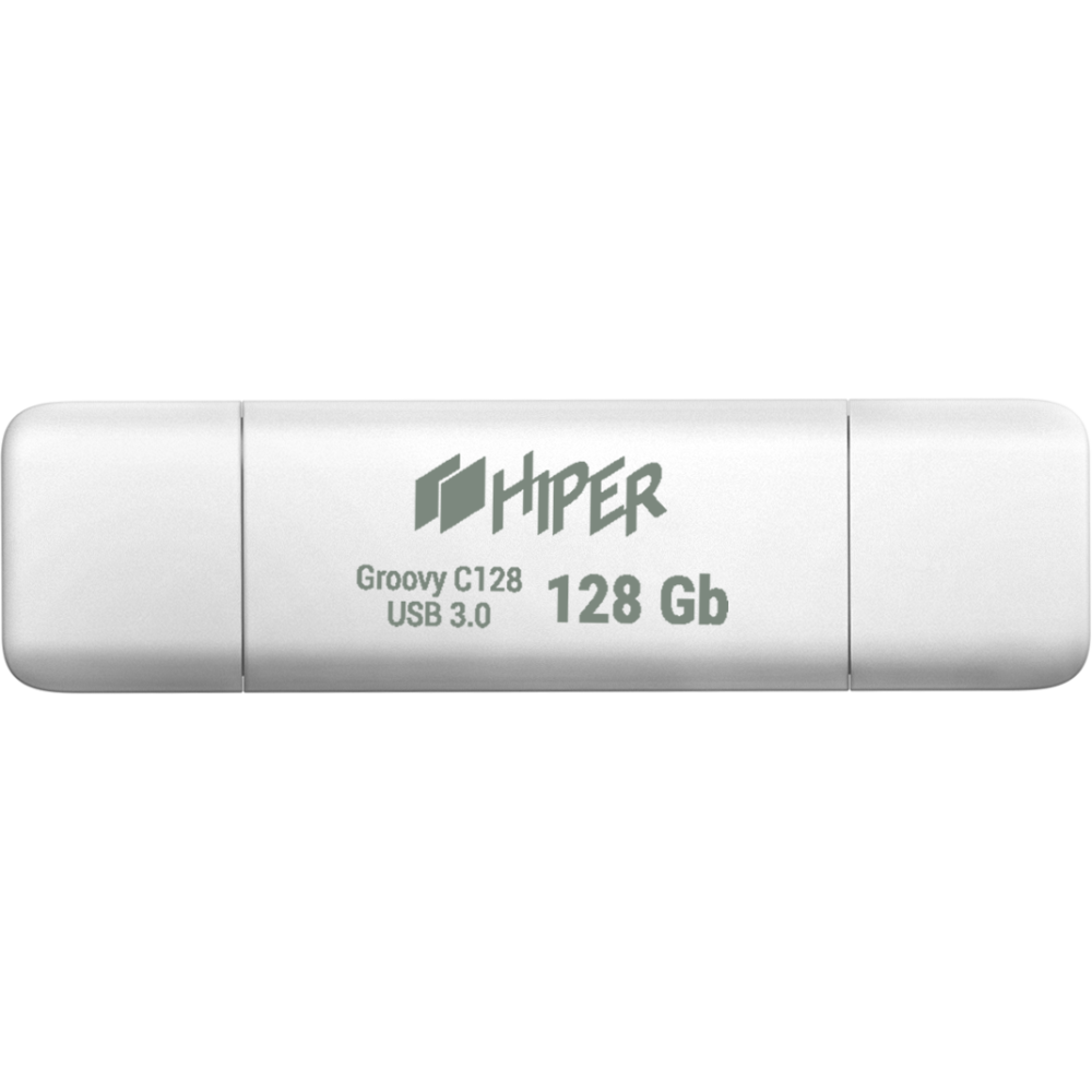 USB Flash накопитель 128Gb HIPER Groovy C128 White: купить в интернет ...