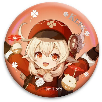 Значок miHoYo Genshin Impact Character Banner Art Can Badges The Spark ...