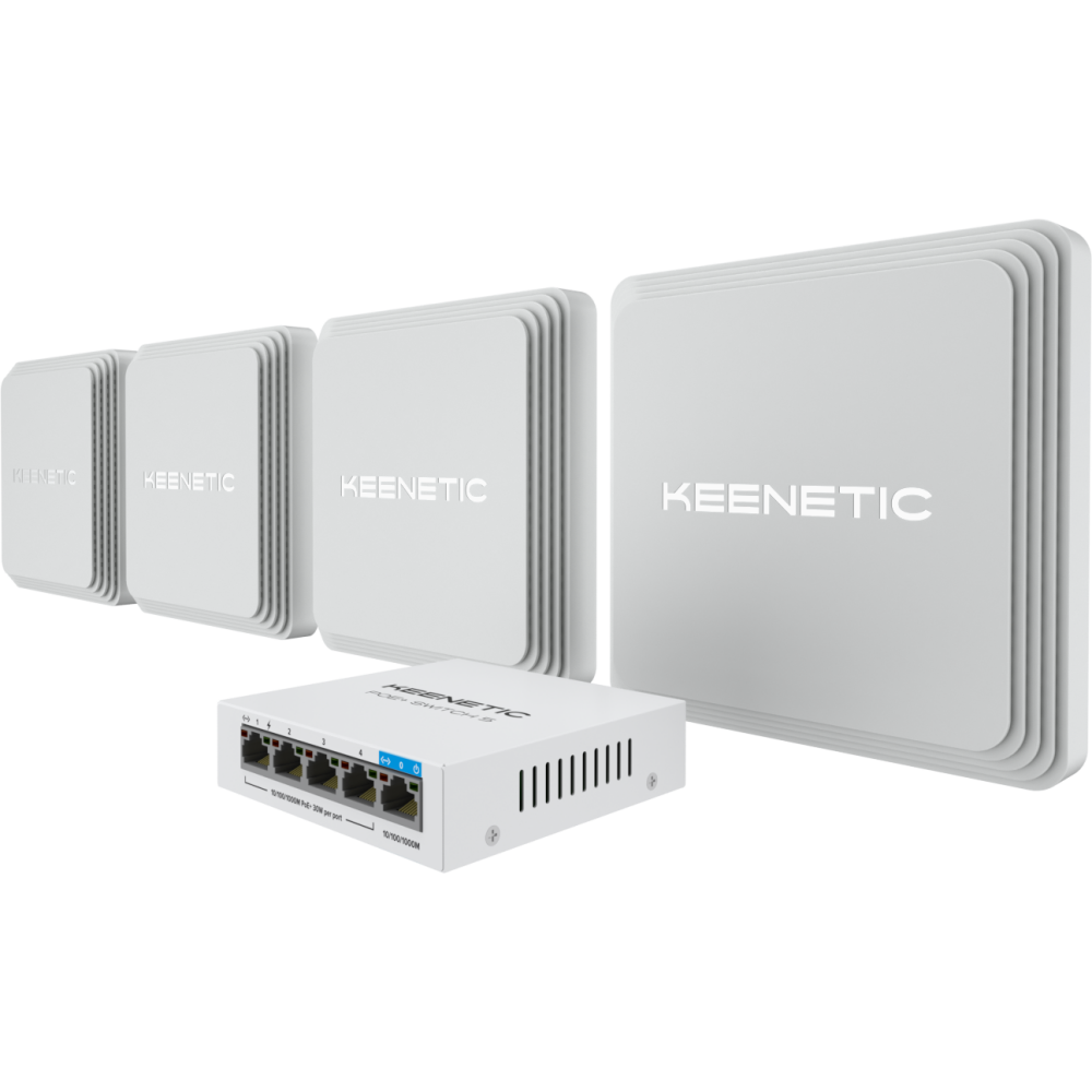 Отзывы покупателей о Mesh системе Keenetic Voyager Pro + Switch Kit (KN ...